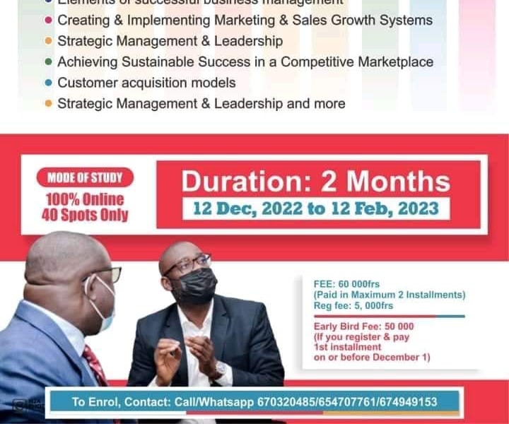 Enroll: Online Mini-MBA Executive Program