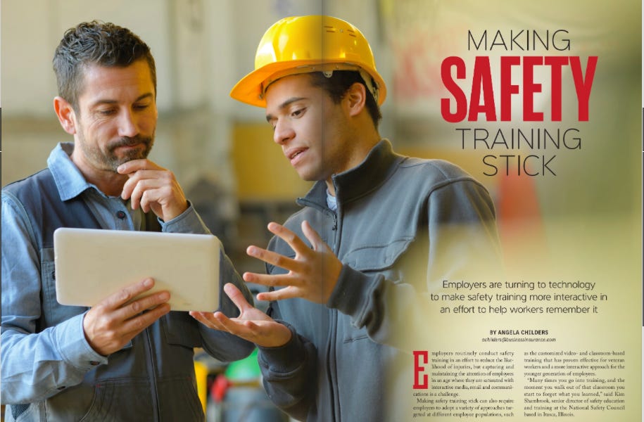 Making Safety Training Stick