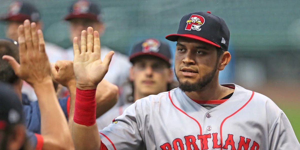 Pedro Castellanos stays hot for the Portland Sea Dogs