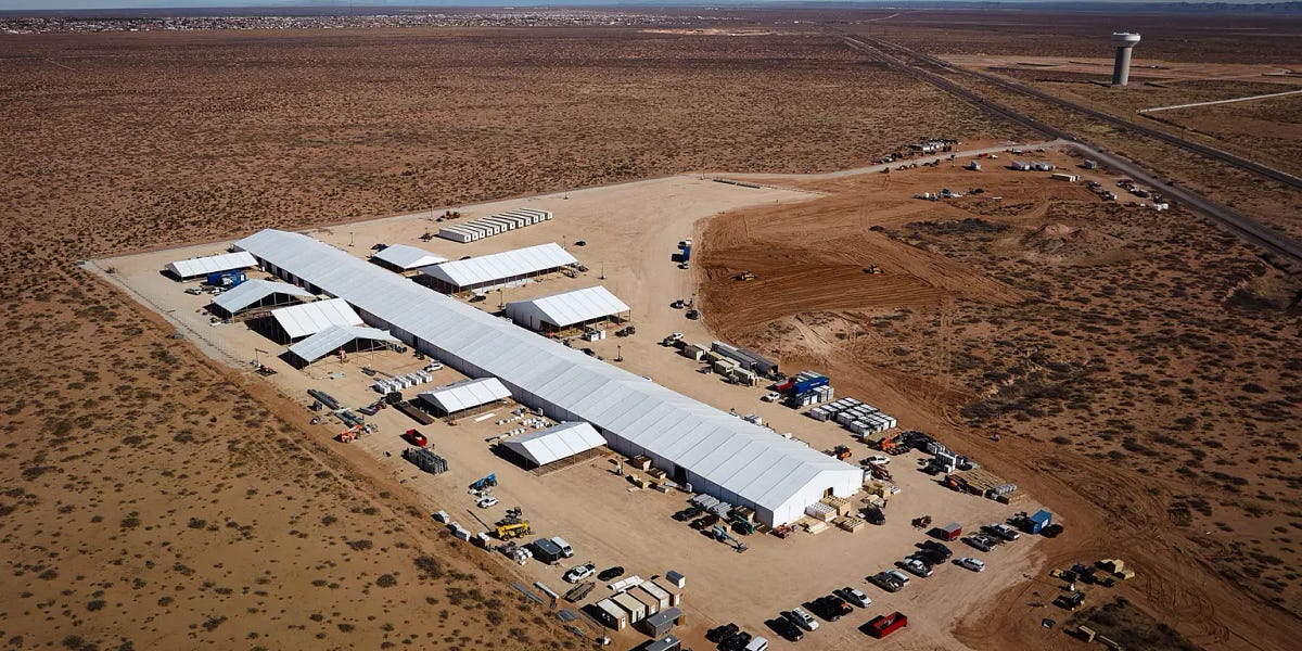 Abbott Should Build Multiple "Tent" Facilities as Bus Terminals