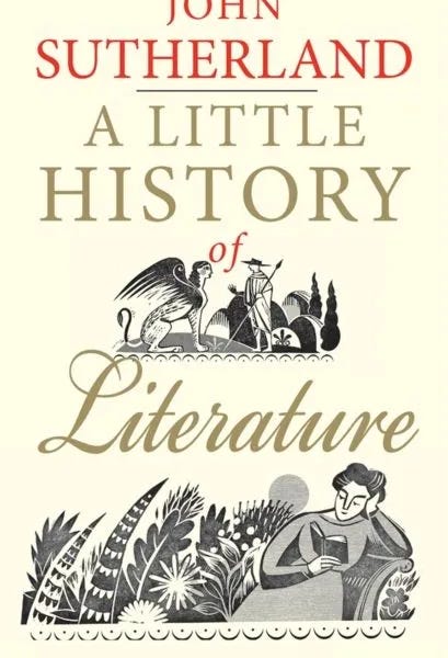 Book Notes: A Little History of Literature, John Sutherland
