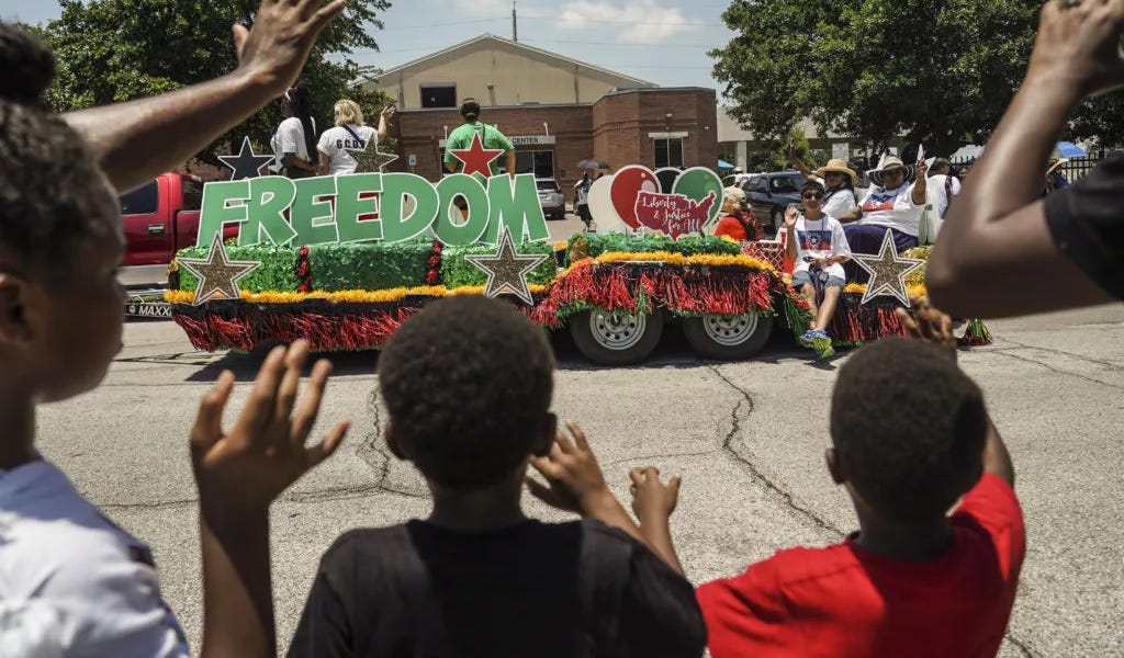 The Real Story of the Politics of Juneteenth - by Jim Swift