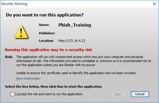 Signed Java Applet - Watering Hole Attack Signed Java Applet - Watering Hole Attack