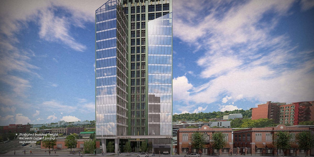 Spotted: Renderings of a 21-story East End tower