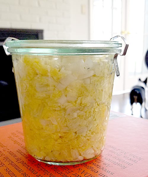 Preserved Cabbage from Scratch—Part One