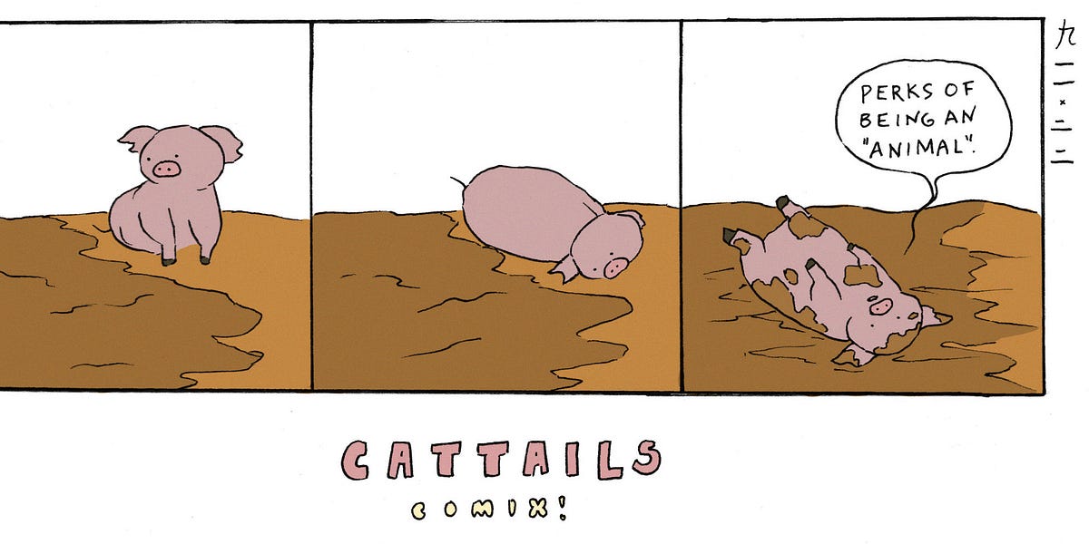 animal v human - Cattails Comix