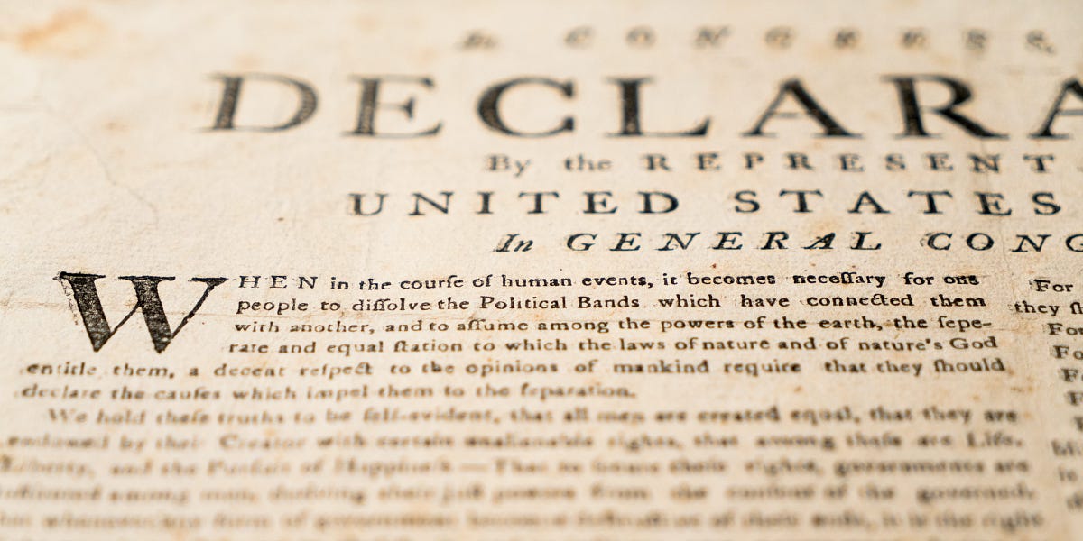 The Declaration of Interdependence