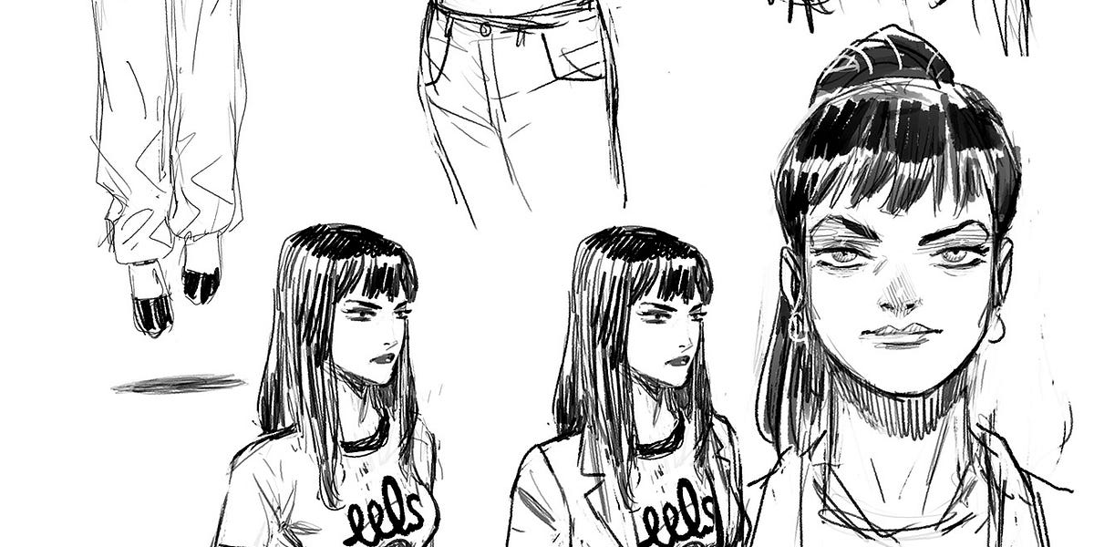 Comics Artopsy #10 - by Niko Henrichon - Exploding Giraffe