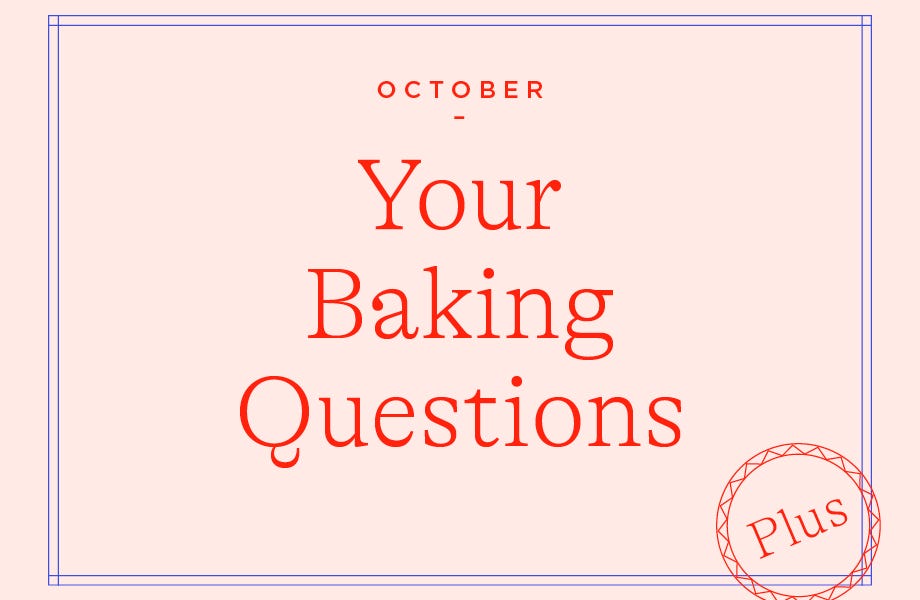 October baking Q&A - by Nicola Lamb - Kitchen Projects