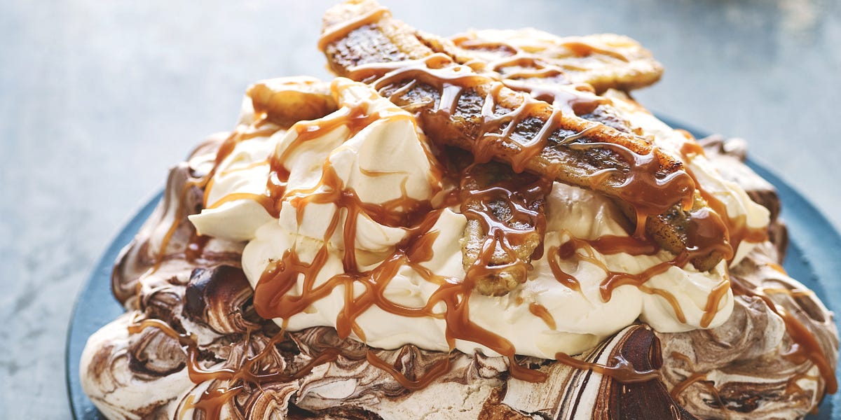 Banoffee Chocolate Pavlova by Chetna Makan