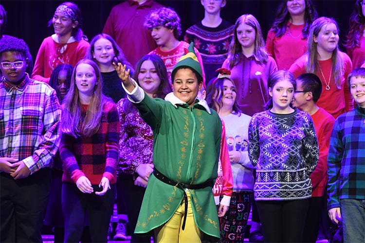 'Elf Jr.' rocks Maple Crest stage - by Jenn Goad