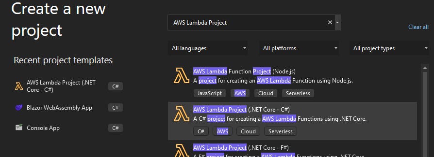 Debugging AWS Lambda Functions: .NET 6, Visual Studio, AWS Toolkit