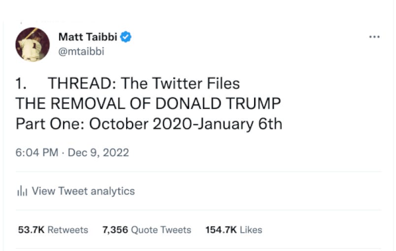 The Twitter Files, Part 3: The Removal of Donald Trump