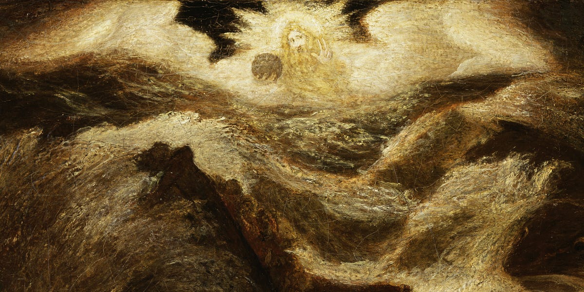 Where, except in uncreated light, can the darkness be drowned?