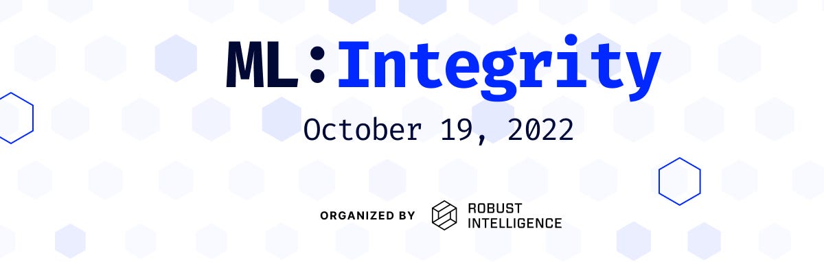 📌Join industry leaders at the ML:Integrity conference / Oct 19