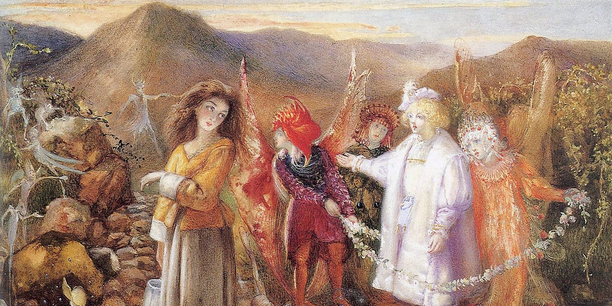 In Fairyland - by George Eberhart - Anomalies on Postcards