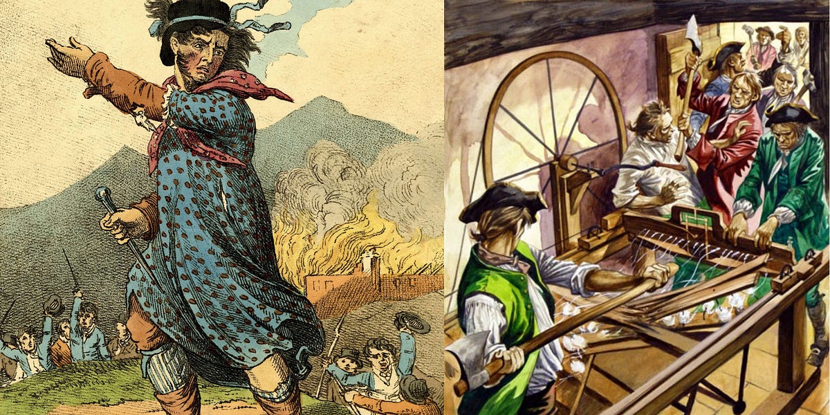 The Luddites and Linus Torvalds - by Dave Greene