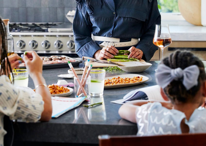 Getting dinner on the table–despite it all–with lifestyle mogul Ayesha ...