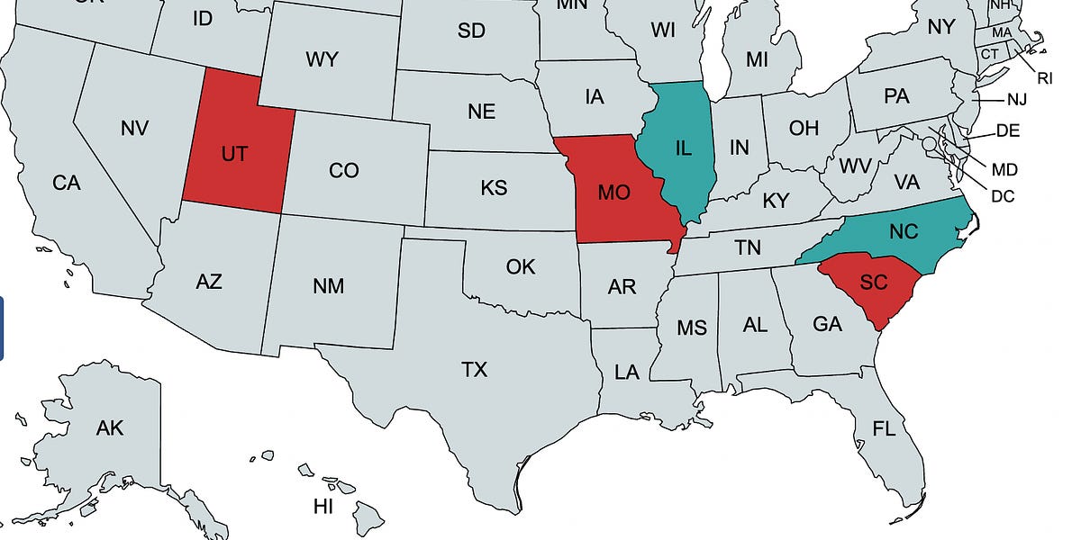 Anti-trans Bills Watch: Bad Bills In UT/MO/SC, Positive Movement In IL, NC