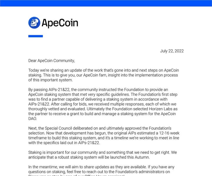 Keeping Tabs On The Lab #1 - by The Bored Ape Gazette🍌