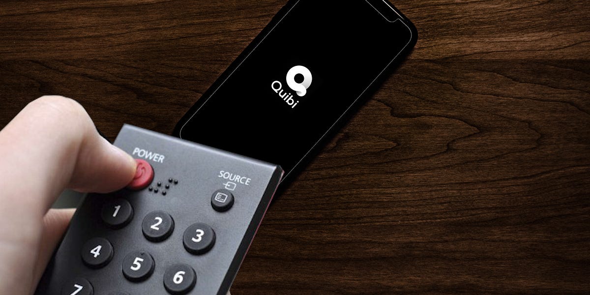 Quibi verschwindet von der Bildfläche - by Robbie Bouschery