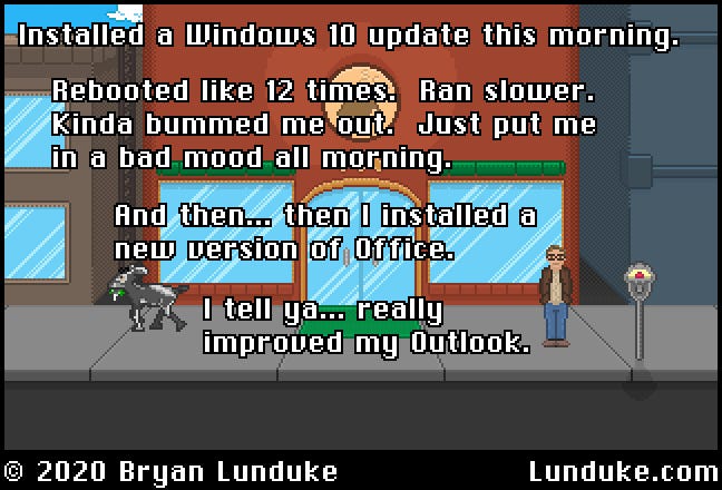 In honor of Windows 11... here's a comic about Windows 10.