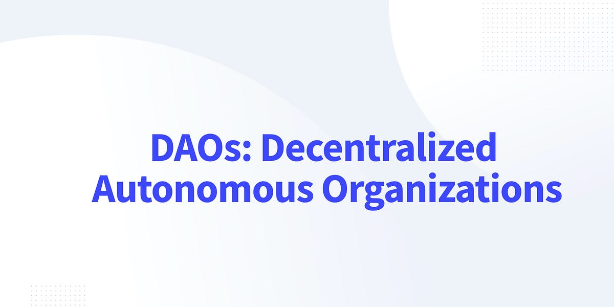 The DAO Reading List - by Daniel Schlabach - Easy Defi