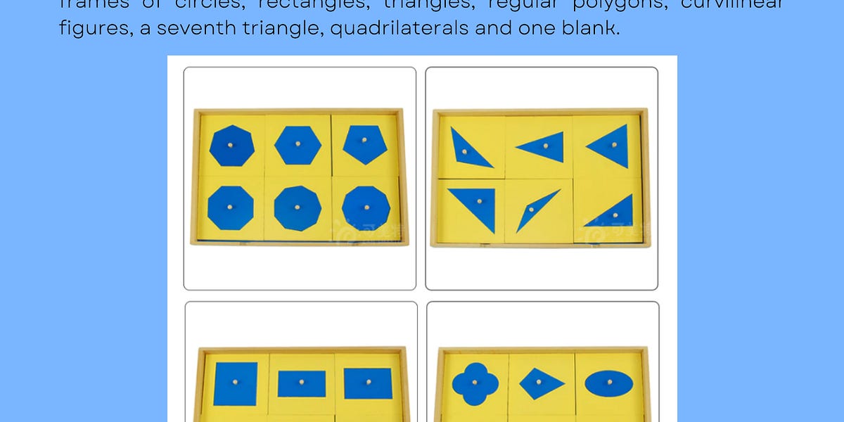 Geometric Cabinet Shapes - by Mercy - My Montessori House