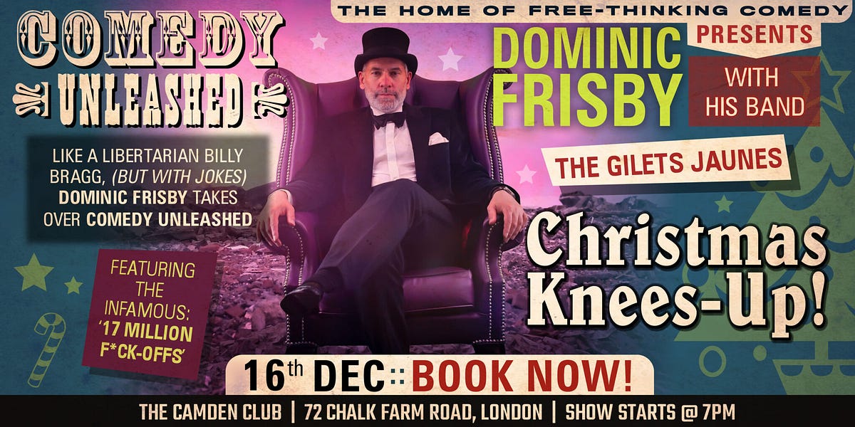 Comedy Unleashed Christmas Knees Up in Camden