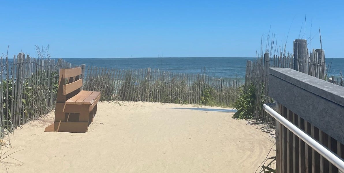 i went to the beach - by Colleen Grablick