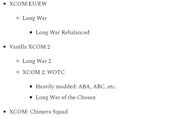 Which version of XCOM is the best starting point?