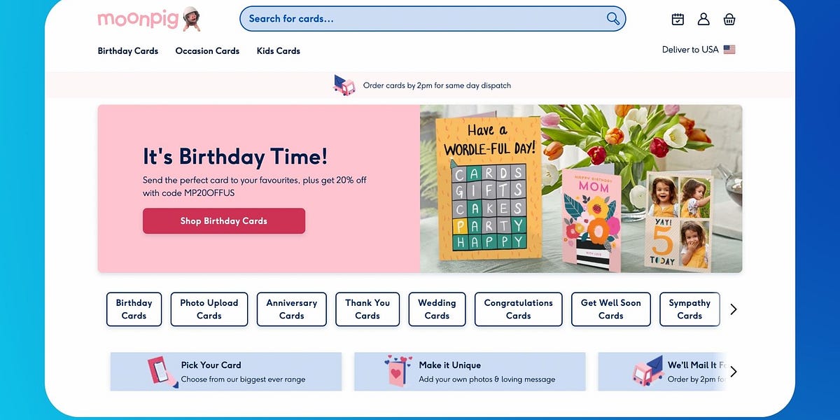 How Would We Personalize Moonpig Based on the "Reminder" Data