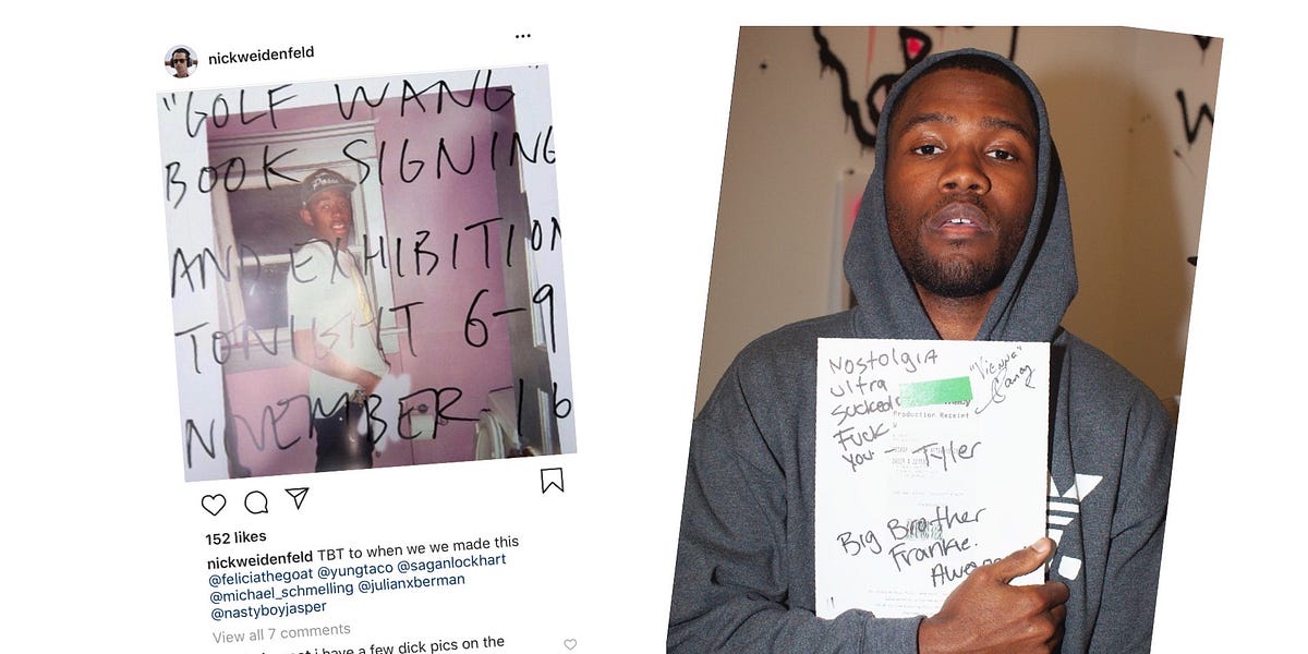 This rare Tyler, the Creator book from when he was a teenager is cool ...