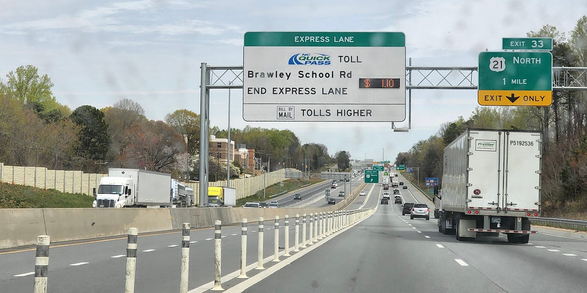 Tolls rise on I-77 - by Steve Harrison