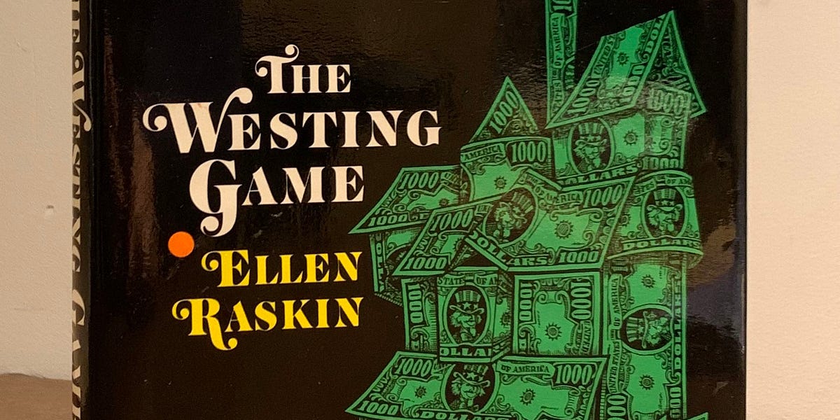 1979: THE WESTING GAME by Ellen Raskin - by TG - Newburied