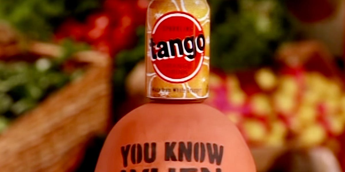 Best Ads Of The Last 50 Years: Tango Orange Man Best Ads Of The Last 50 Years: Tango Orange Man