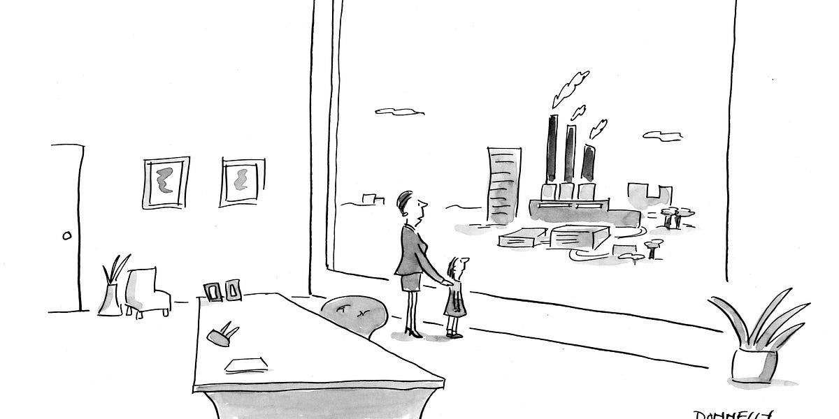 Getting Squeezed - by Liza Donnelly - Seeing Things