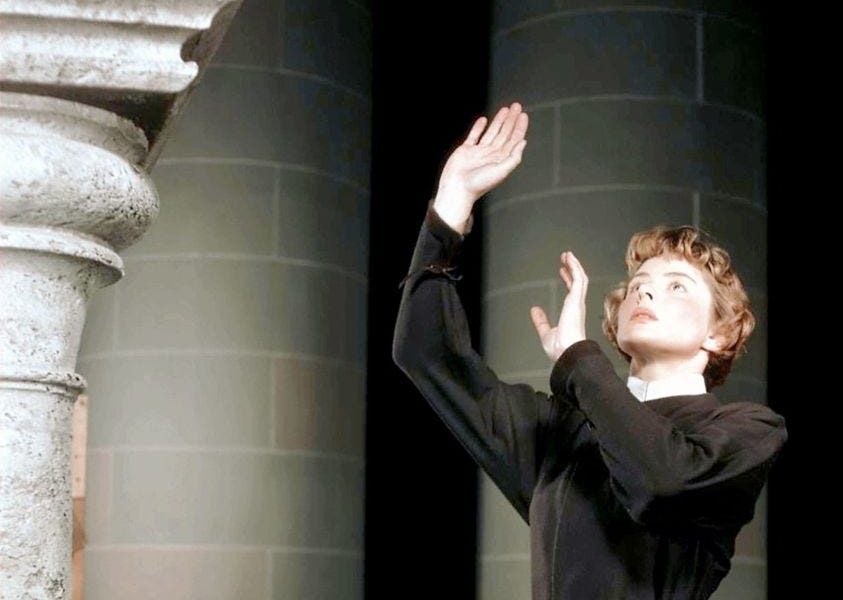 Ingrid Bergman As Joan of Arc - by George Eberhart