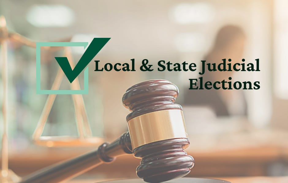 State and Local Judge Elections - by Julie C. Hancock
