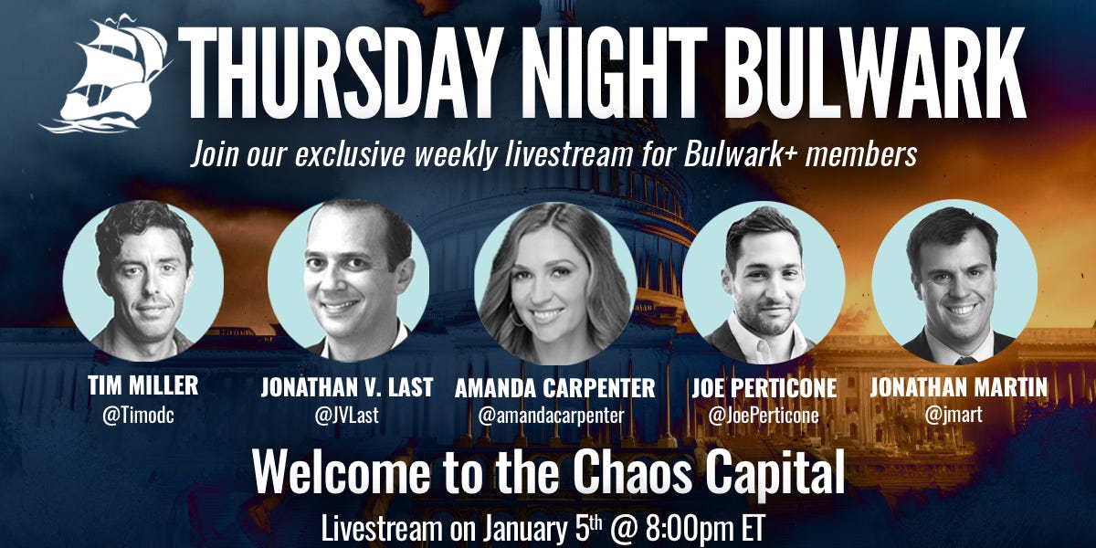 Welcome to the Chaos Capital - The Bulwark
