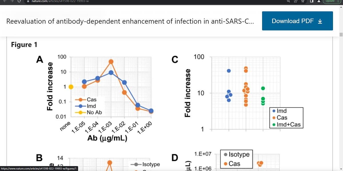Shimizu et al.: "Reevaluation of antibody-dependent enhancement of ...