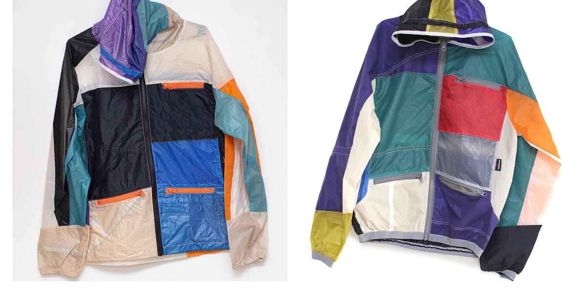 ♻️ Dope windbreakers made from parachutes, ♻️ fire home-jawns made from ...