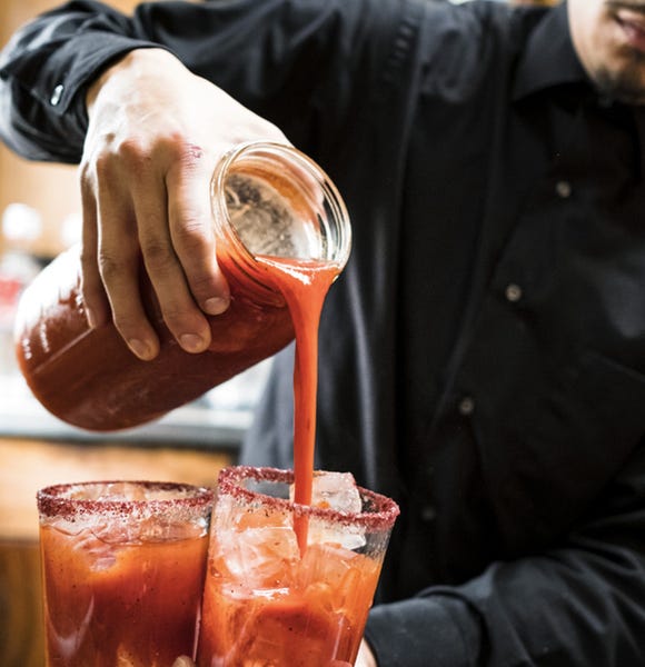 Persian Bloody Mary by Gayle Pirie & John Clark