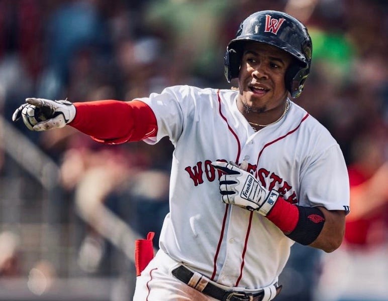 Red Sox prospect Enmanuel Valdez named International League Player of ...