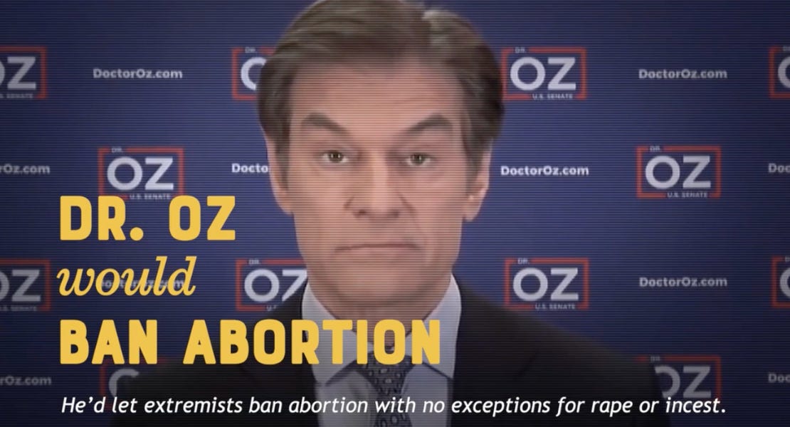 What Democratic ads focused on vs. Republican ads