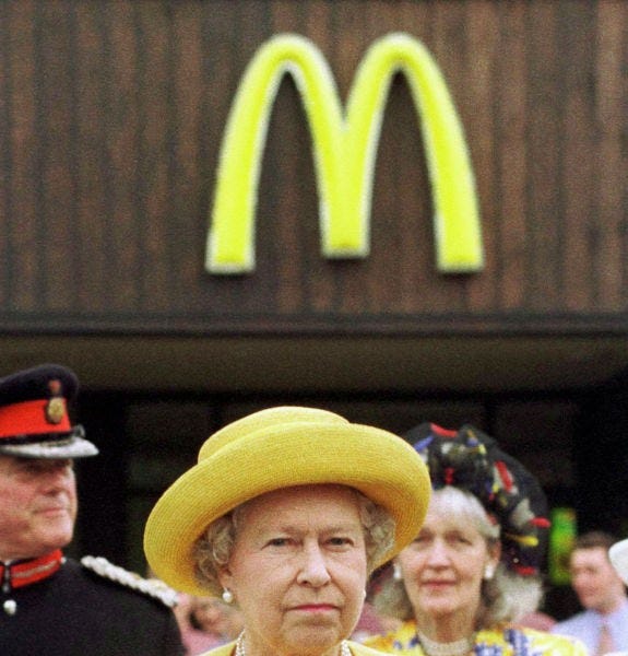 I Binge Ate at McDonalds When I Learned of the Queen's Death--and it ...