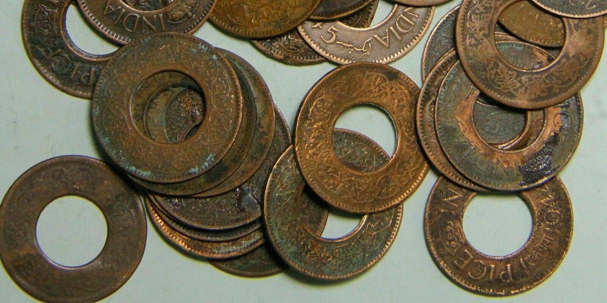 Those Old Coins with Holes in Them? - Brown History