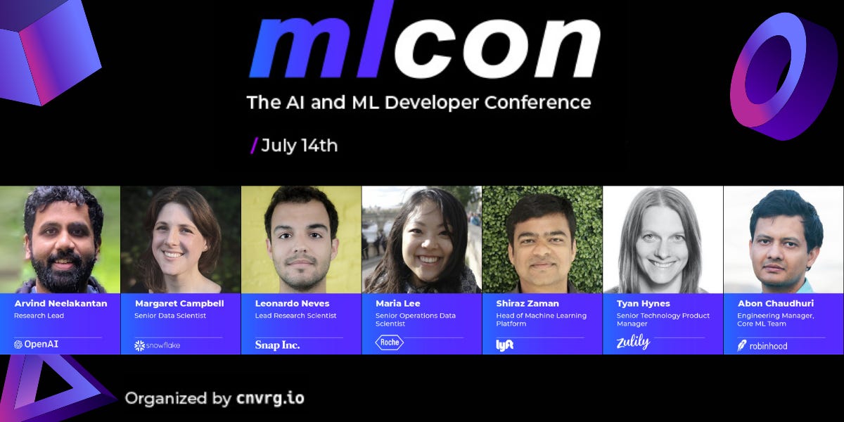 📌 Join us July 14th at MLCon – The AI & ML Developer Conference