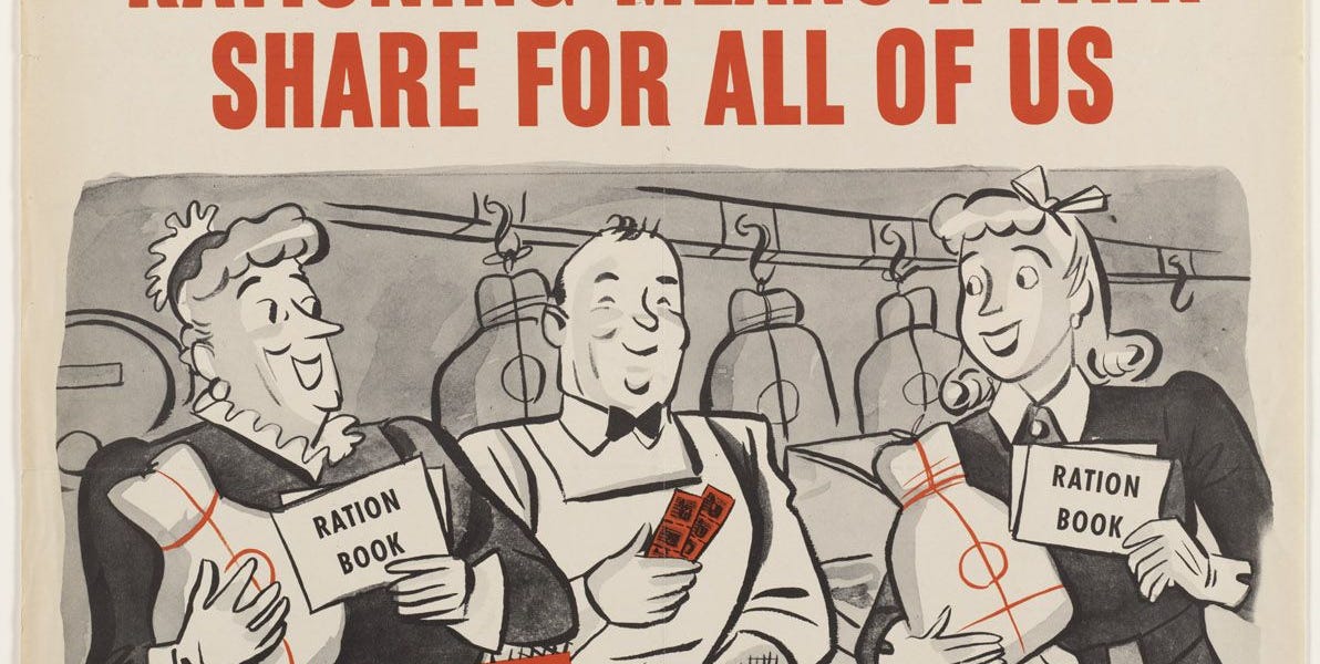 Energy Rationing, Conscription and the Coming Climate Crisis