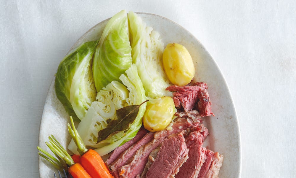 Corned Beef With Cabbage and Potatoes - by Mark Bittman